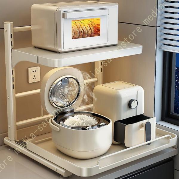 【発売日：2025年11月07日】特徴サイズ：幅40/53cm*奥行き43cm*高さ58.5cmお部屋の雰囲気に合わせて選べるマットカラーのスチールラック!ネジ・釘を使わないので女性でも楽々組立てできます!頑丈で安定感のあるデザインスチール...