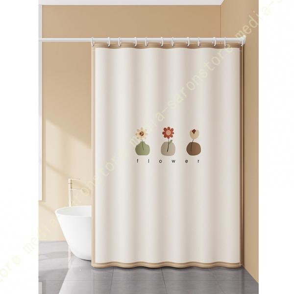 【発売日：2025年10月28日】【柔らかい密度の高い素材使用】柔らかい密度の高いポリエステル生地で、くっつく感覚はなく、バスタイムを楽しくなります!部屋のカーテンとしても違和感なく、冷気をシャットアウトしてくれます!【プライバシー保護効果...