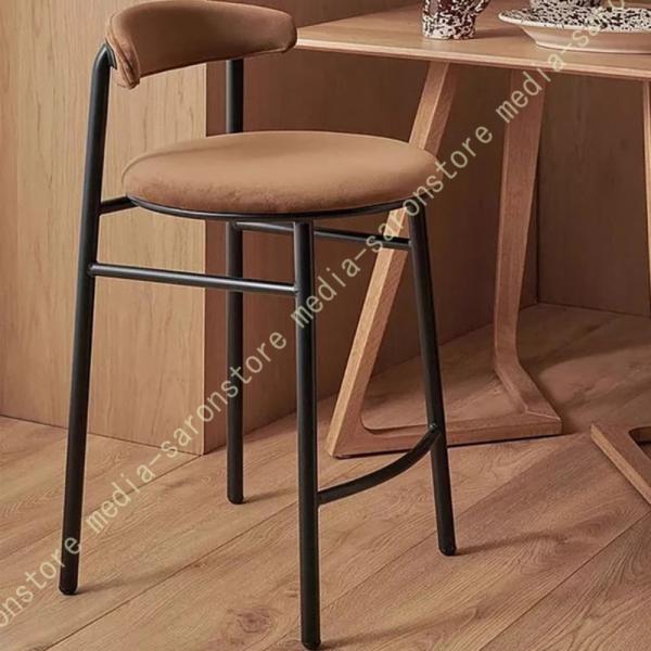 【発売日：2025年10月10日】カウンターチェア  椅子 ダイニングチェア 足置き付き バーチェア 喫茶店 居酒屋 スツール ダイニング キッチン 『チェア単品』 ●組立品（※お客様の方で組み立てが必要となります）■座面は肌触りが良いベル...