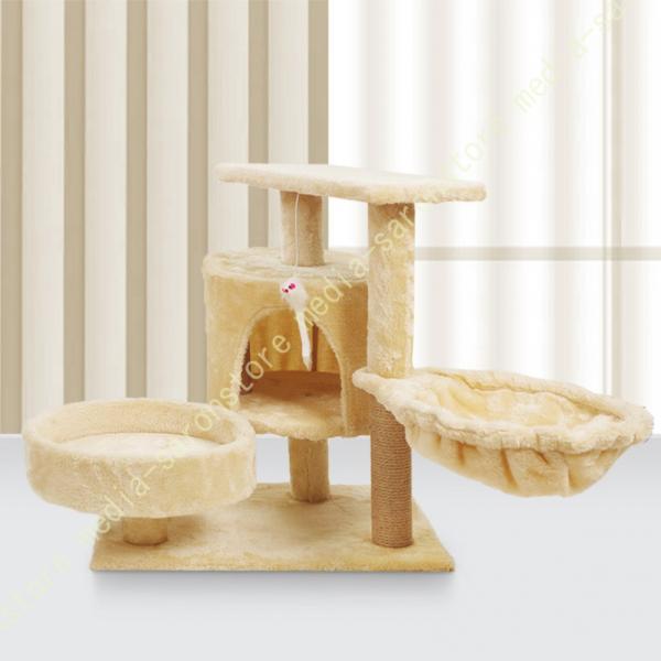 【発売日：2025年10月29日】◆【適用対象】：子猫から大型猫まで!見た目が可愛く!多機能タワーです!