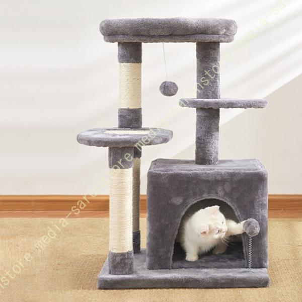 【発売日：2025年10月29日】◆【適用対象】：子猫から大型猫まで!見た目が可愛く!多機能タワーです!