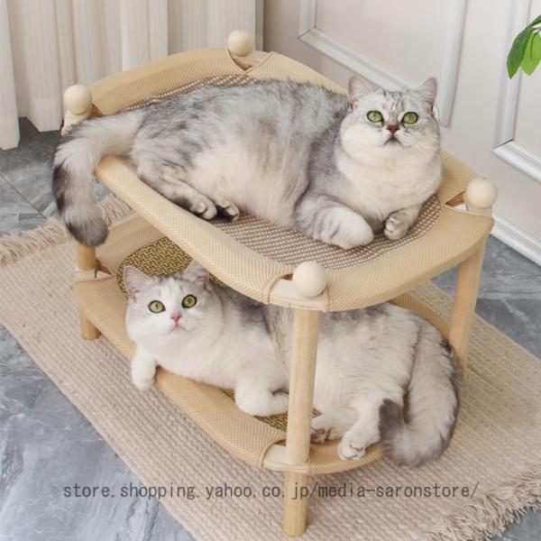 【発売日：2025年09月29日】省スペース設計：この猫タワーはスリムなデザインで、狭い部屋でも場所を取らずに設置可能!多頭飼いでも問題ありません!