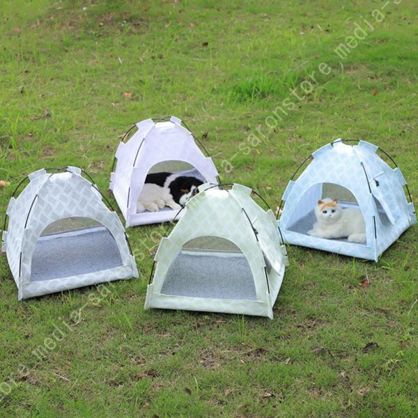 【発売日：2026年04月18日】ペットテント 折りたたみ式 クッション付き 犬 猫★狭い空間が大好きなワンちゃん、猫ちゃんのリラックススペース♪★特徴:このテントの大きさはあなたの毛皮の動物のために密集した雰囲気を作り出して、そして限りが...