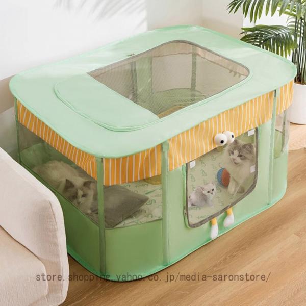 【発売日：2025年09月30日】ペットサークル 折畳み長方形ペットサークルで、あなたの大切なお友達に自分だけの居心地の良い空間をプレゼントしましょう!1、ワンちゃんの快適ライフを旅行やキャンプ、災害の時でも臨時ケージとして大活躍!適用対象...