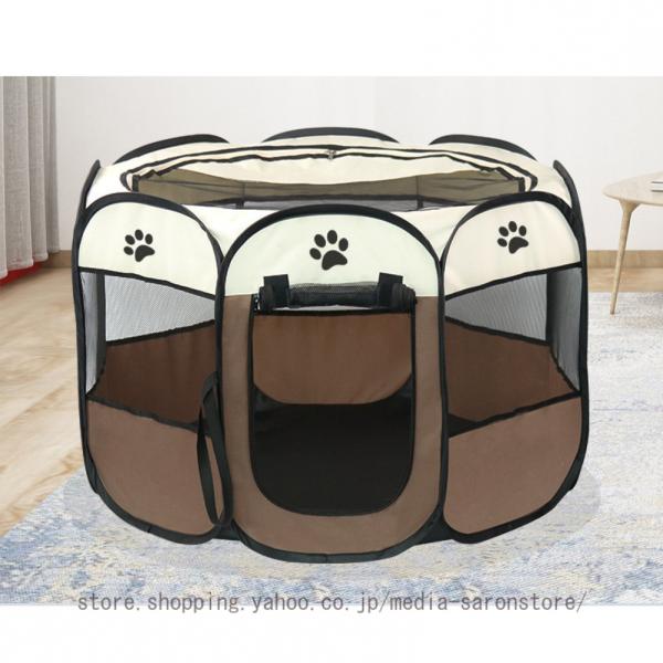 【発売日：2025年09月30日】折り畳み式 八角形 ペットサークル多機能□引き裂けにくい□防水仕様□優れた通気性□抜群な安定性室内&amp;室外両方とも適用な多目的仕様★分娩室★隔離室★ペットハウス★キャンプ"用ペットに快適で空全な空間与...