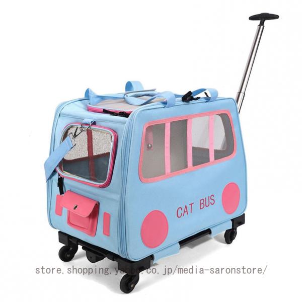 【発売日：2025年11月25日】こちらはペット用のキャスター付きキャリーバッグです1、お出かけが楽になる快適キャリーカート!人ごみや階段等でサッと持ち替えができます!2、中・大型猫用・小・中型犬用・うさぎ・小型ペットに適用!3、キャリーバ...