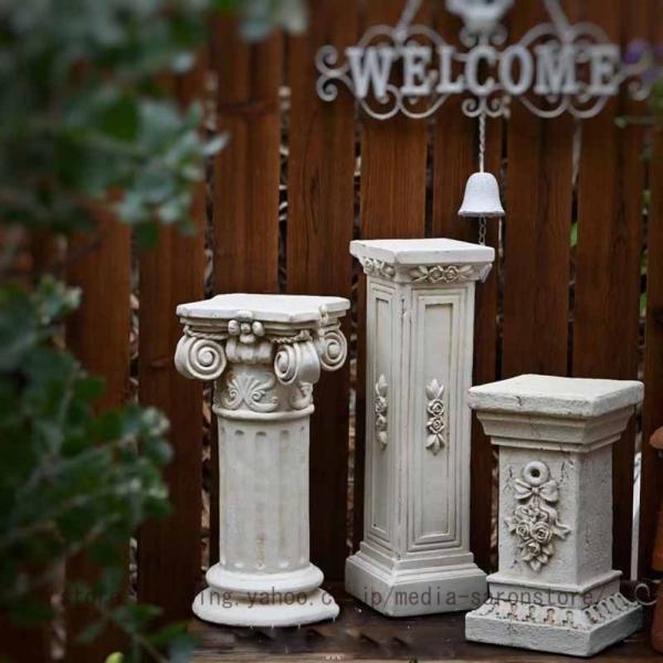 【発売日：2025年09月20日】このアンティークの柱は、別の彫刻や観葉植物を展示するために、植物スタンドまたは単独で彫像として使用できます!記念日、誕生日、新築祝い、母の日のギフトに最適です!- 色：画像の色を参照し- 材料：酸化マグネシ...