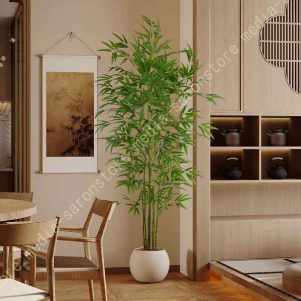 【発売日：2026年02月10日】【高い品質】人工観葉植物は高い品質のプラスチック製を採用しておりますが、一枚ずつの葉が鉢から伸びあがっている姿と表面に浮き出た斑が特徴で、遠くから見たら本物と見間違う程のリアル感です!【幅広い使用用途】人工...