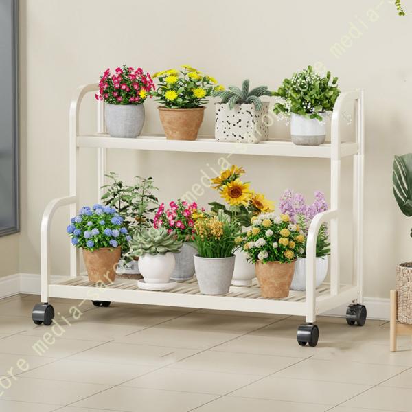 【発売日：2025年12月17日】【サイズ】長さ×幅×高さ：60*40*65cm、80*40*65cm、100*40*65cm（スタッフ採寸のため、若干の誤差が生じる場合がございます）【材質&amp;デザイン】ガーデンラック全体が防錆塗装鉄...