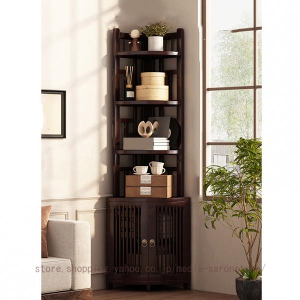 【発売日：2025年11月28日】【商品詳細】サイズ：長さ×幅×高さ：28*28*154cm（スタッフ採寸のため、若干の誤差が生じる場合がございます）【高い品質素材】最高級の竹材を使用し、厚みのある丈夫な竹芯を使用したコーナーシェルフです!...