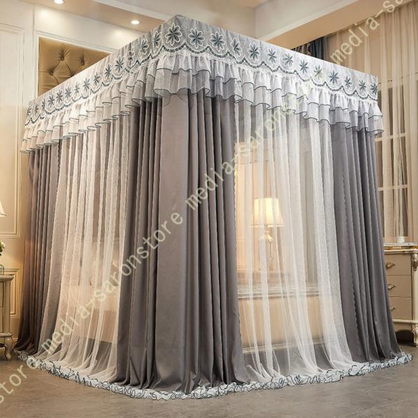 【発売日：2026年01月10日】【高い品質の素材】ポリエステル素材で作られたベッドカーテンは長持ちするように作られています!完璧なメッシュサイズにより、有害な害虫の侵入を防ぎながら、良好な空気の流れを実現します!【デザイン 】 ベッドの上...