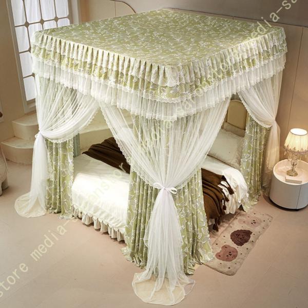 【発売日：2026年01月10日】【高い品質の素材】ポリエステル素材で作られたベッドカーテンは長持ちするように作られています!完璧なメッシュサイズにより、有害な害虫の侵入を防ぎながら、良好な空気の流れを実現します!【デザイン 】 ベッドの上...