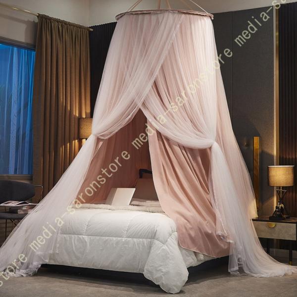 【発売日：2026年01月12日】【高い品質の素材】ポリエステル素材で作られたベッドカーテンは長持ちするように作られています!完璧なメッシュサイズにより、有害な害虫の侵入を防ぎながら、良好な空気の流れを実現します!【蚊よけ】大人も子供も害虫...