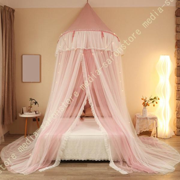 【発売日：2026年01月12日】【高い品質の素材】ポリエステル素材で作られたベッドカーテンは長持ちするように作られています!完璧なメッシュサイズにより、有害な害虫の侵入を防ぎながら、良好な空気の流れを実現します!【蚊よけ】大人も子供も害虫...