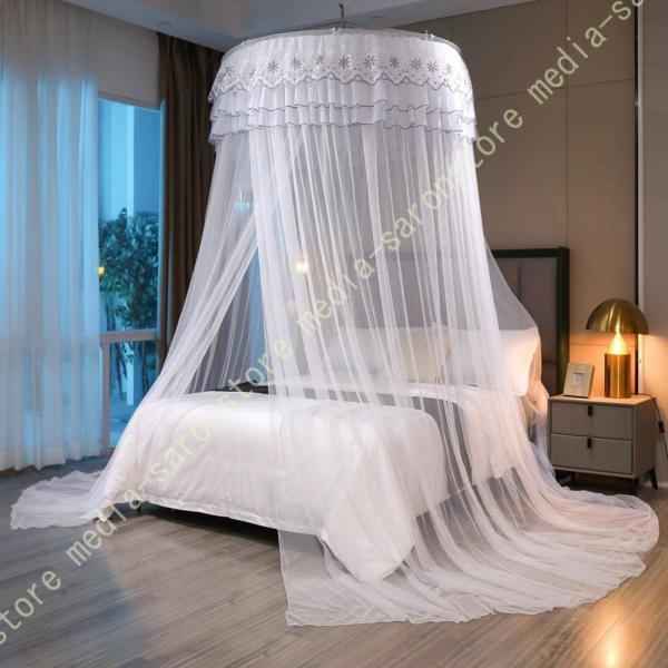 【発売日：2026年01月12日】【高い品質の素材】ポリエステル素材で作られたベッドカーテンは長持ちするように作られています!完璧なメッシュサイズにより、有害な害虫の侵入を防ぎながら、良好な空気の流れを実現します!【蚊よけ】大人も子供も害虫...