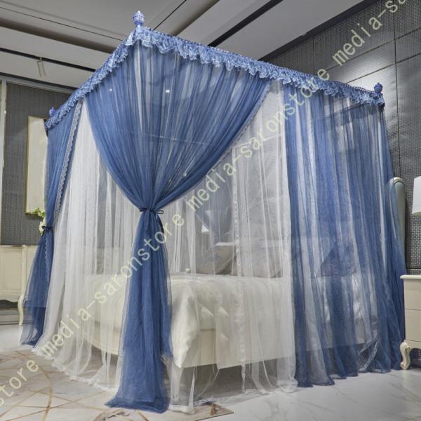 【発売日：2026年01月12日】【高い品質の素材】ポリエステル素材で作られたベッドカーテンは長持ちするように作られています!完璧なメッシュサイズにより、有害な害虫の侵入を防ぎながら、良好な空気の流れを実現します!【デザイン 】 ベッドの上...