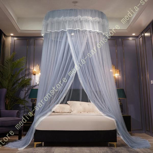 【発売日：2026年01月10日】【高い品質の素材】ポリエステル素材で作られたベッドカーテンは長持ちするように作られています!完璧なメッシュサイズにより、有害な害虫の侵入を防ぎながら、良好な空気の流れを実現します!【蚊よけ】大人も子供も害虫...