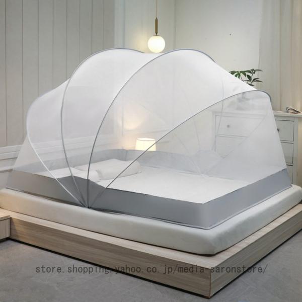 【発売日：2026年01月19日】【高い品質の素材】ポリエステル素材で作られたベッドカーテンは長持ちするように作られています!完璧なメッシュサイズにより、有害な害虫の侵入を防ぎながら、良好な空気の流れを実現します!【収納便利な折りたたみ設計...