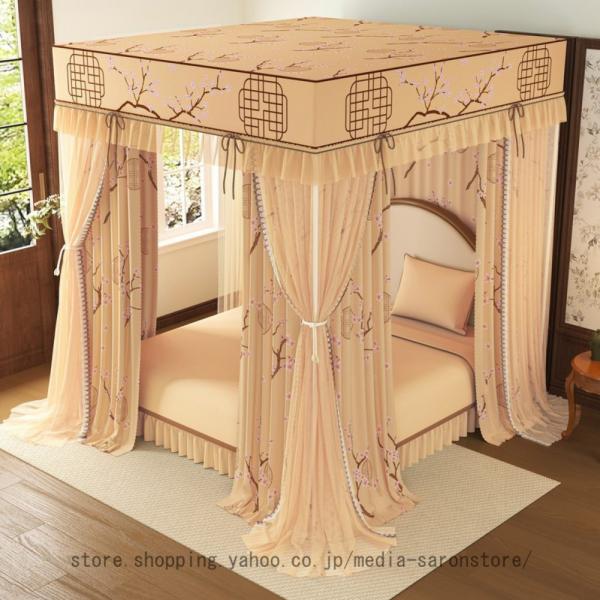 【発売日：2026年01月19日】【高い品質の素材】ポリエステル素材で作られたベッドカーテンは長持ちするように作られています!完璧なメッシュサイズにより、有害な害虫の侵入を防ぎながら、良好な空気の流れを実現します!【洗濯可能でいつでも清潔】...