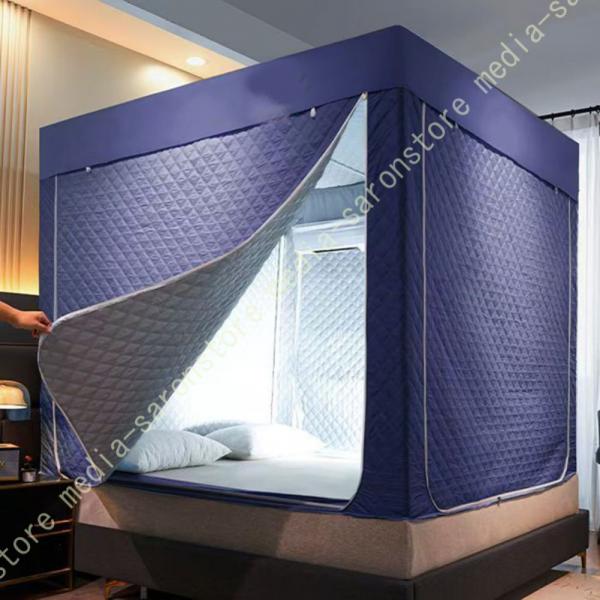 【発売日：2026年01月15日】【高い品質の素材】ポリエステル素材で作られたベッドカーテンは長持ちするように作られています!完璧なメッシュサイズにより、有害な害虫の侵入を防ぎながら、良好な空気の流れを実現します!【プライバシー】蚊帳は遮光...