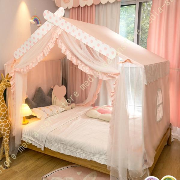 【発売日：2026年01月15日】【高い品質の素材】ポリエステル素材で作られたベッドカーテンは長持ちするように作られています!完璧なメッシュサイズにより、有害な害虫の侵入を防ぎながら、良好な空気の流れを実現します!【蚊よけ】大人も子供も害虫...