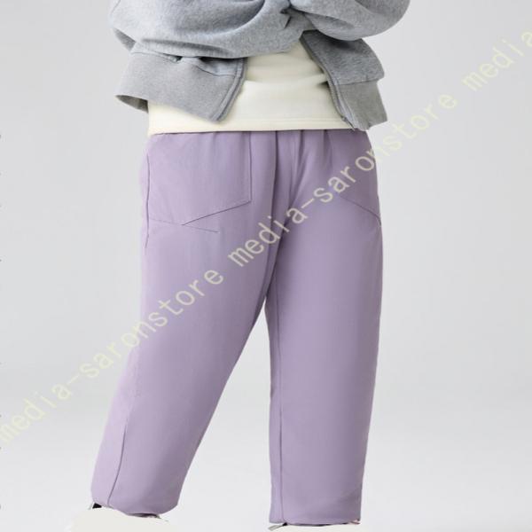 【発売日：2025年11月25日】ダウンパンツ キッズ ロングパンツ 男の子 女の子 冬 ベビー 防寒パンツ 軽量 防風 冬服 防風 厚手　防寒ズボン 保温 暖かい 商品内容：ズボン単品（ワンサイズ上をお求めください）★寒い時期の防寒具とし...