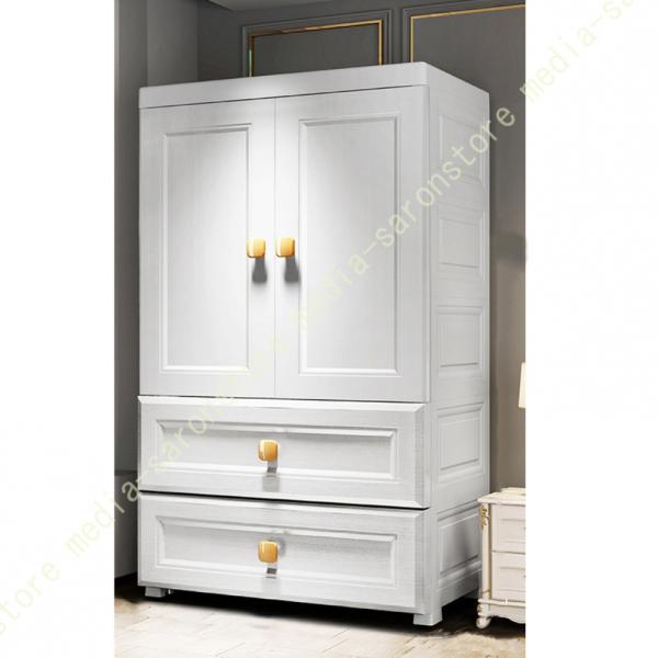 【発売日：2026年01月14日】■高い品質素材＆防塵設計：扉付きワードローブクローゼットで、衣類のほこりをしっかりガード!高耐久PP製で軽量ながら丈夫で、防カビ・防湿加工済み!洋服や布団の収納に最適です!■簡単に組み立て：工具なしで簡単に...