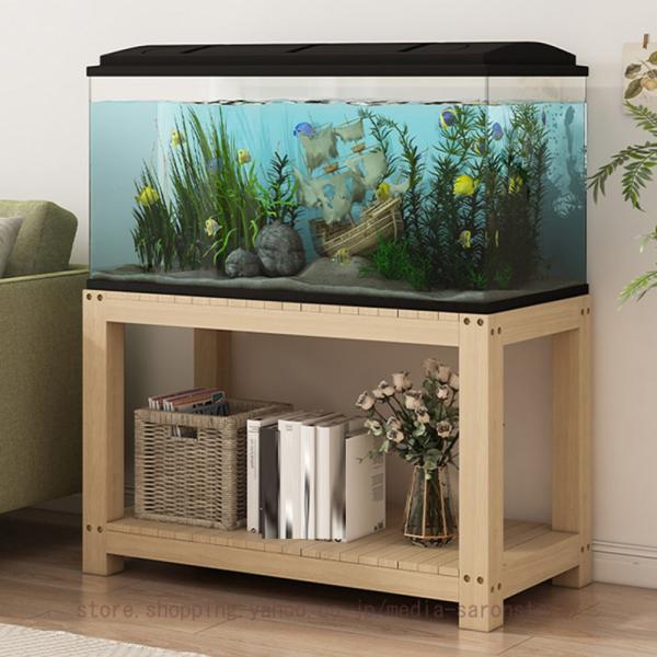 【発売日：2026年01月16日】【高い品質の無垢材素材】この水槽台は天然の無垢材と極厚の木製脚で作られています!ほとんどの水槽に適しており、通常のプラスチック製または薄い金属フレームの水槽棚よりも安定性と耐久性に優れています!あなたの水槽...