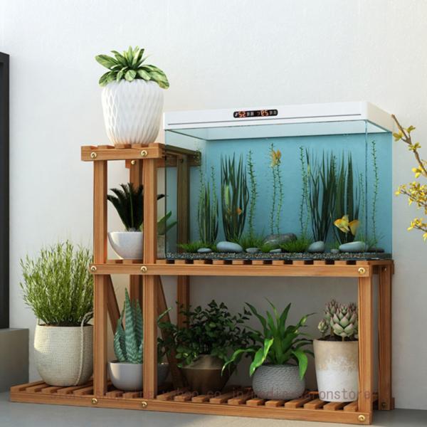 【発売日：2026年01月16日】【高い品質の無垢材素材】この水槽台は天然の無垢材と極厚の木製脚で作られています!ほとんどの水槽に適しており、通常のプラスチック製または薄い金属フレームの水槽棚よりも安定性と耐久性に優れています!あなたの水槽...