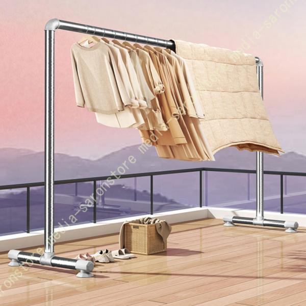 【発売日：2025年12月22日】材質: ステンレス鋼サイズ：100cm、120cm特徴：ステンレス製の乾燥ラック、乾燥しやすい、防風性、揺れ防止、スペースを節約します!用途：バルコニー、リビングルーム、バスルーム、寝具、帽子、靴下、下着な...