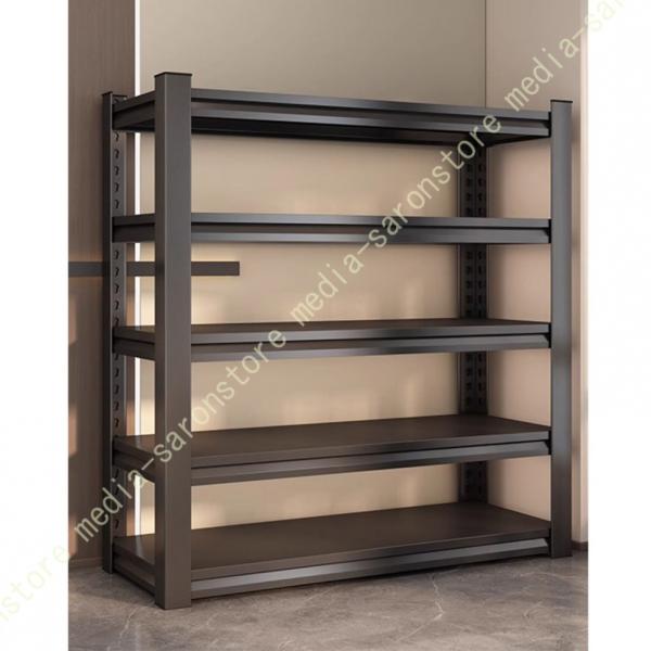 【発売日：2025年10月30日】「多機能収納」重荷重対応スチールラックは、あらゆる収納ニーズに対応します!このメタルスチールラックは、洗濯室、浴室、キッチン、ガレージ、または収納室に最適で、空間を整然と保つお手伝いをします!「調整可能」こ...