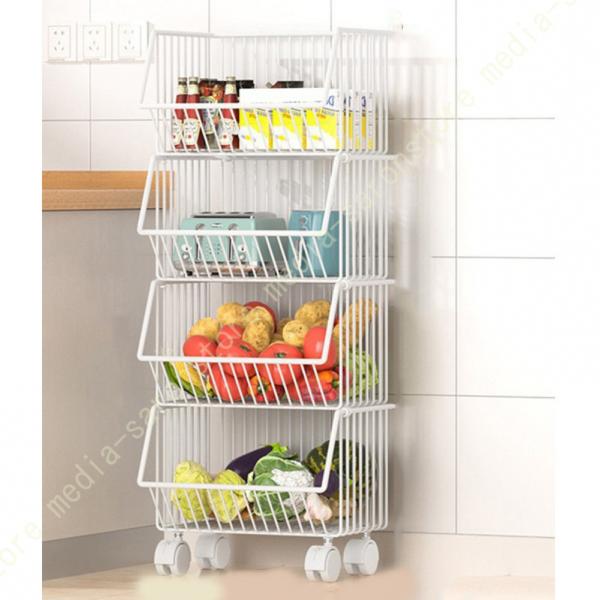 【発売日：2025年10月08日】◆可動式収納カート、多用途収納、ランダム配置への別れ、合理的な収納!◆使用できる場所はキッチンに限らず、寝室や居間、バスルームなど、収納や整理が必要な場所には幅広く使用できます!※輸送中に多少の塗装落ちは避...