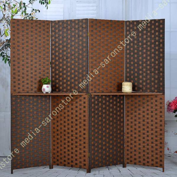 【発売日：2025年12月11日】★「商品サイズ（cm）」：180*50*4=高さ約180×幅約50　　　　パネル数：4連　 ★「素材」：木と紙織り ★「お部屋に新しい空間を」：限られたお部屋の空間を、シンプルに仕切ってくれるパーテーション...