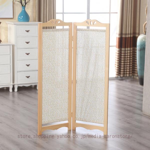 【発売日：2026年01月16日】★「商品サイズ（cm）」： 130*45*2=高さ約130×幅約45　　　　パネル数：2連 ★「素材」：木と布 ★「お部屋に新しい空間を」：限られたお部屋の空間を、シンプルに仕切ってくれるパーテーション! ...