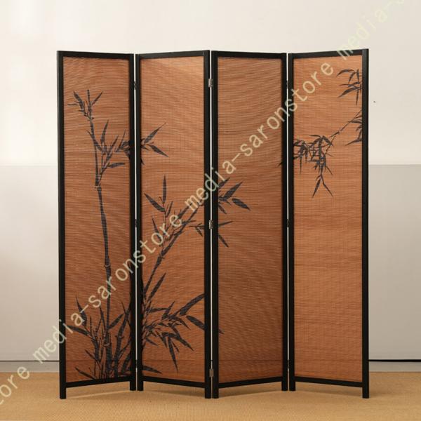 【発売日：2025年11月27日】★「商品サイズ（cm）」：180*50*3=高さ約180×幅約50*パネル数：3連　　　　 180*50*4=高さ約180×幅約50*パネル数：4連 ★「素材」：木と竹編み ★「お部屋に新しい空間を」：限ら...