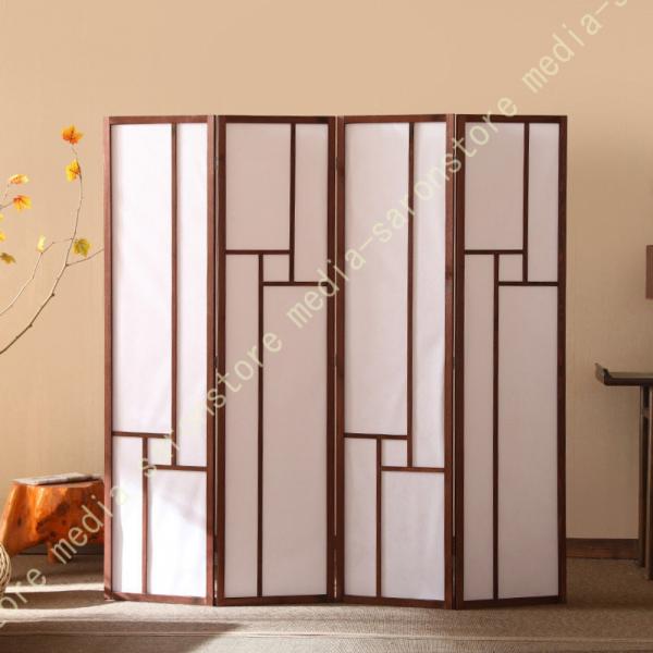 【発売日：2025年11月27日】★「商品サイズ（cm）」：180*45*4=高さ約180×幅約45  パネル数：4連 ★「素材」：木と布 ★「お部屋に新しい空間を」：限られたお部屋の空間を、シンプルに仕切ってくれるパーテーション! ★「折...