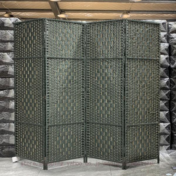 【発売日：2025年11月20日】★「商品サイズ（cm）」：180*50*4=高さ約180×幅約50　　　パネル数：4連 ★「素材」：木と紙織り ★「お部屋に新しい空間を」：限られたお部屋の空間を、シンプルに仕切ってくれるパーテーション! ...