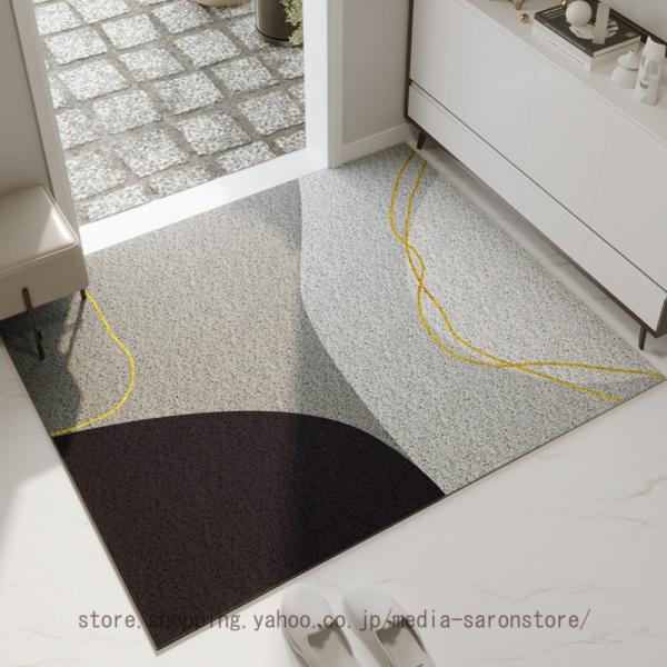 【発売日：2025年10月05日】「製品仕様」厚さ：約10MM表面素材：PVC裏面素材：ゴム（すべり止め加工）お手入れ：掃除機、手洗い可、丸洗い可能【北欧風】シンプルなチェック柄のデザインで気軽くに新しい雰囲気を演出できますよ!ご自宅の装飾...