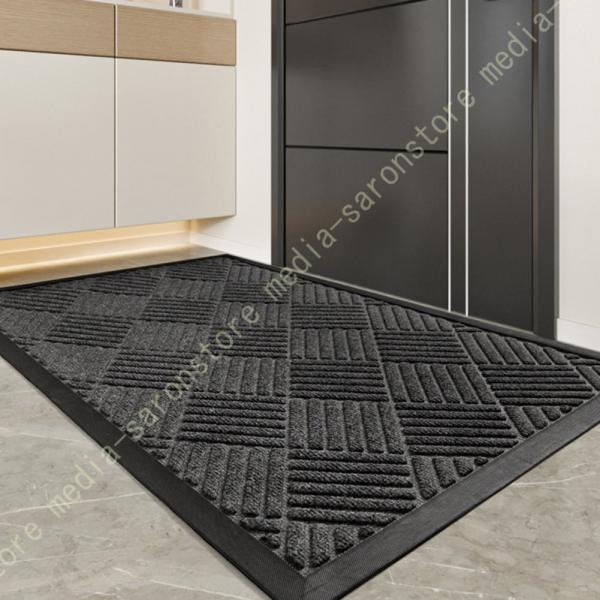【発売日：2026年03月06日】ハードポリエステル繊維サイズ45*75cm 60*90cm 60*120cmお手入れらくらく玄関前のワンポイントでお客様をお出迎え!砂や泥、ホコリをしっかりキャッチします!裏面から軽く叩いて汚れを落としてく...