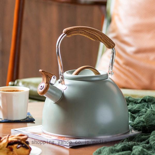 【発売日：2025年09月20日】シンプルでユニークなデザインで、キッチンやデスクトップの飾りにもなります!    【大容量】蓋を開けて広口から注ぎだけでなく、一度お湯を沸かすだけで家族全員の飲料水の需要を満たすことができ、頻繁にお湯を沸か...