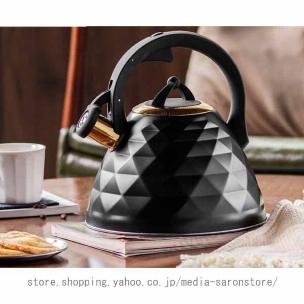 【発売日：2025年09月20日】シンプルでユニークなデザインで、キッチンやデスクトップの飾りにもなります!    【大容量】蓋を開けて広口から注ぎだけでなく、一度お湯を沸かすだけで家族全員の飲料水の需要を満たすことができ、頻繁にお湯を沸か...