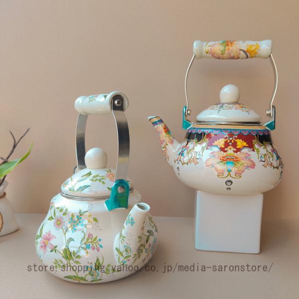 【発売日：2025年09月20日】熱効率の良い琺瑯製ケトルはお湯が早く沸く!また、琺瑯は金気を出さないので、お茶を淹れたりするのにうってつけの道具!温度も一定に保ちやすいのでコーヒーが美味しく入れられる!    琺瑯は金属の表面にガラスを高...