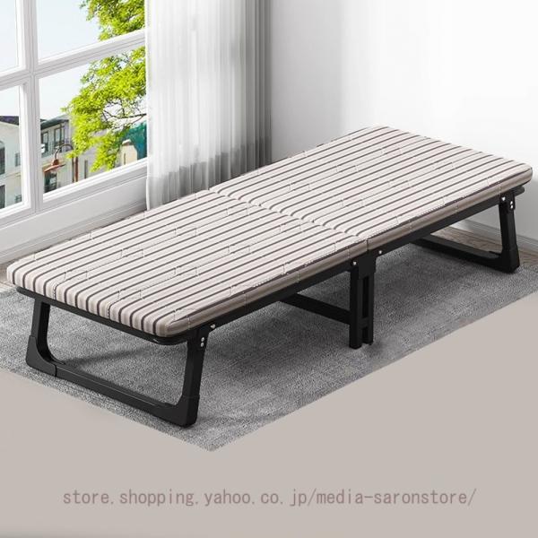 【発売日：2026年01月16日】画像に表示されているサイズをご参照ください!１、3秒で折りたたみ可能!ベッドが不要なときは簡単に折りたたんでより多くのスペースを解放し、室内スペースを十分に活用します!開くだけであっという間に完成、パッと開...