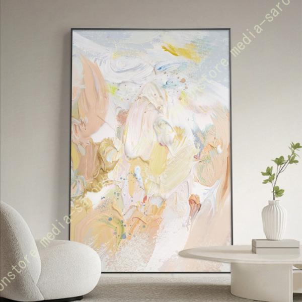 【発売日：2026年01月12日】アートパネル 抽象画1、【適している人】アート初心者: 具体的な意味を考えずに純粋に色彩や形を楽しめるモダンインテリア愛好家: シンプルで洗練された空間作りを好む方忙しいビジネスパーソン: 複雑な解釈が不要...