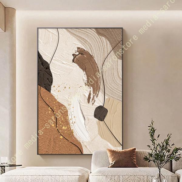 【発売日：2026年01月12日】アートパネル 抽象画1、【適している人】アート初心者: 具体的な意味を考えずに純粋に色彩や形を楽しめるモダンインテリア愛好家: シンプルで洗練された空間作りを好む方忙しいビジネスパーソン: 複雑な解釈が不要...