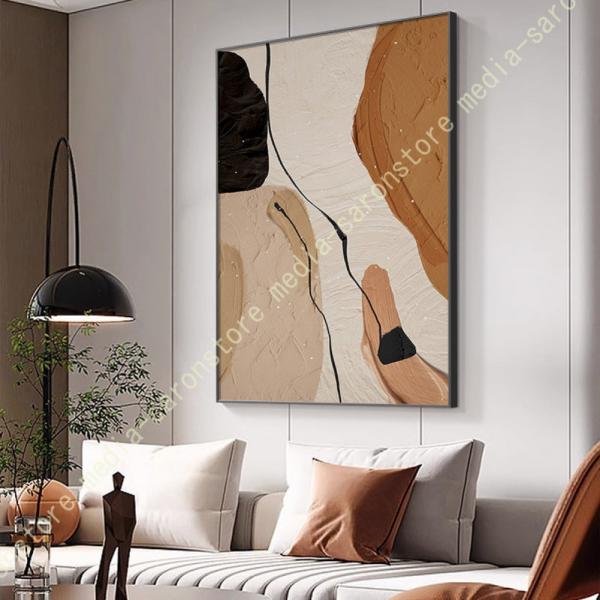 【発売日：2026年01月12日】アートパネル 抽象画1、【適している人】アート初心者: 具体的な意味を考えずに純粋に色彩や形を楽しめるモダンインテリア愛好家: シンプルで洗練された空間作りを好む方忙しいビジネスパーソン: 複雑な解釈が不要...