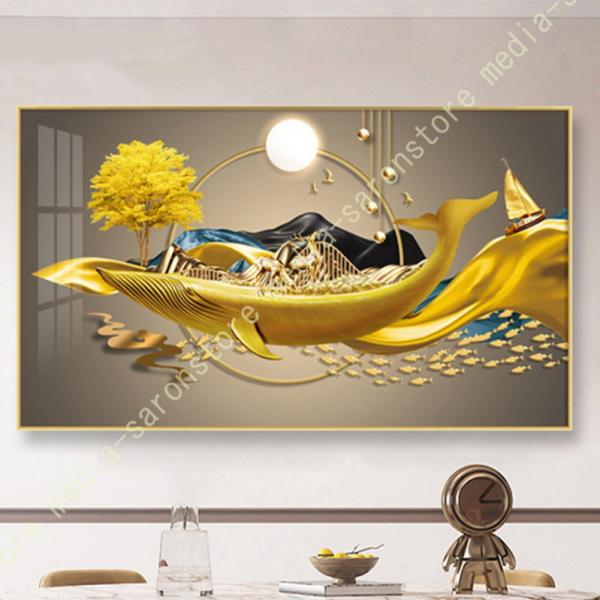 【発売日：2026年01月05日】アートパネル 風水 絵 ポスター 室内を彩り、明るくて華やかな空間に演出してくれるインテリアアイテムでございます▽「風水・開運アート」：ゴールドカラーは風水において「繁栄」や「豊かさ」を象徴し、木をモチーフ...