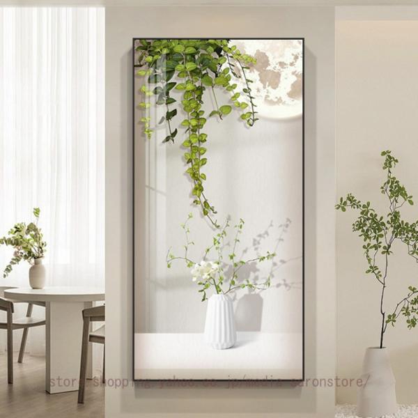 【発売日：2026年01月15日】アートパネル 植物 緑 葉 大きい キャンバスアート（木枠付き完成品）■空間の印象を大きく変える効果お部屋全体の雰囲気を一瞬で明るく華やかにできますリビングや玄関などの広い壁面に迫力のある装飾ができますシン...