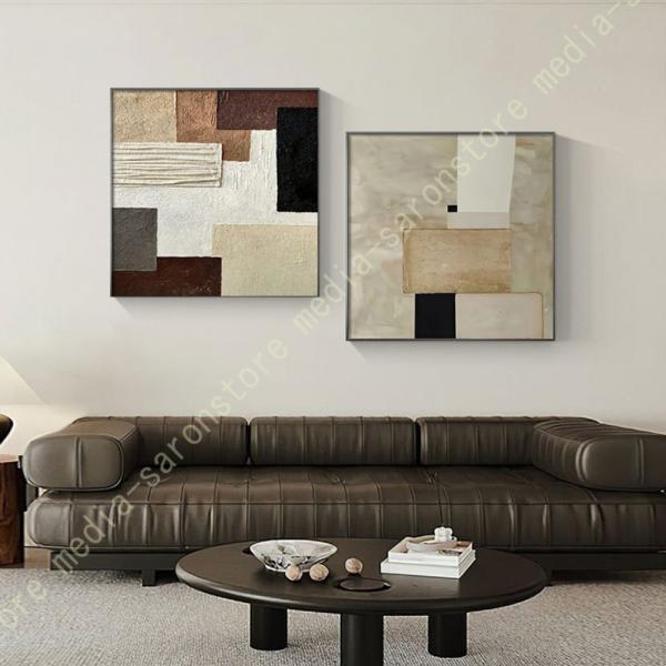 【発売日：2026年01月20日】アートパネル アートボード ポスター キャンバスアート（木枠付き完成品）□過度な装飾がないため、作業や思考に集中しやすい□穏やかな色調と簡潔な形が心を落ち着かせる□ミニマルなデザインが部屋を広く見せる効果■...