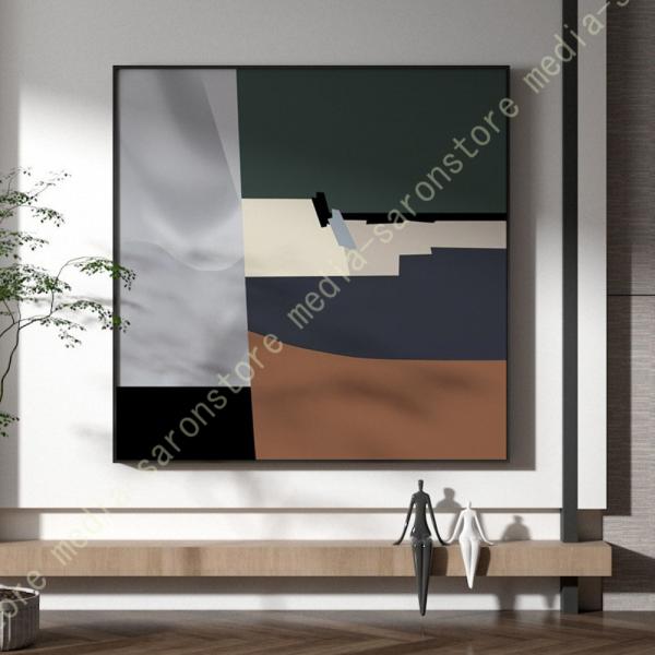 【発売日：2026年01月20日】アートパネル アートボード ポスター キャンバスアート（木枠付き完成品）□過度な装飾がないため、作業や思考に集中しやすい□穏やかな色調と簡潔な形が心を落ち着かせる□ミニマルなデザインが部屋を広く見せる効果■...